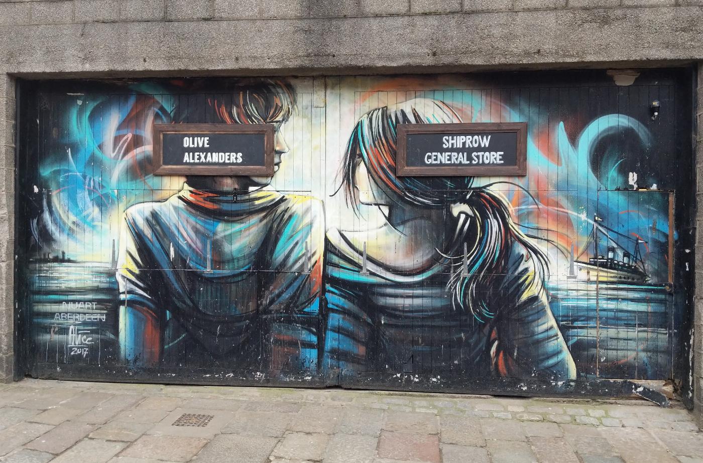 Near 62-64 Shiprow, Aberdeen AB11 5BY, UK - Street Art Aberdeen